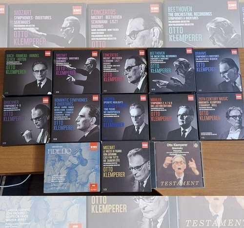 Отто Клемперер, Otto Klemperer, EMI, фирменные CD