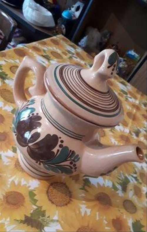 Чайник глиняный СССР
