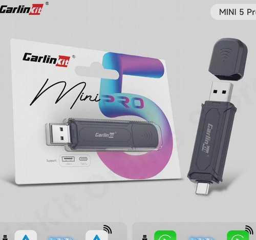 Carlinkit 5.0 2air Carplay Wireless Android auto Беспроводной адаптер для Toyota Mazda Ford Vw Peuge