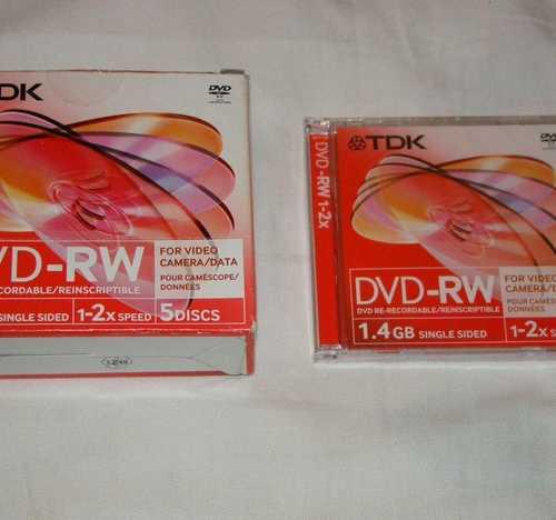 DVD-RW TDK диски мини 8 см