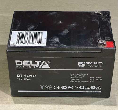 Аккумуляторная батарея Delta DT 1212