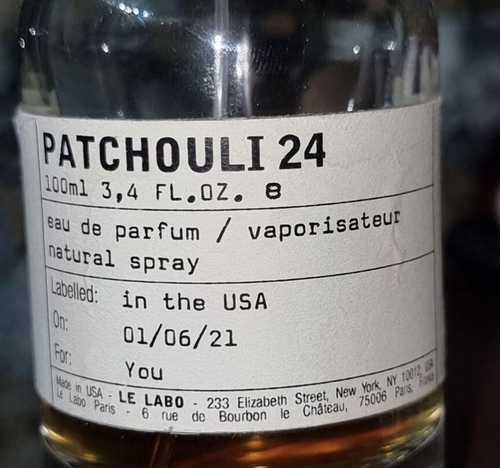 Le labo patchouli 24 парфюм