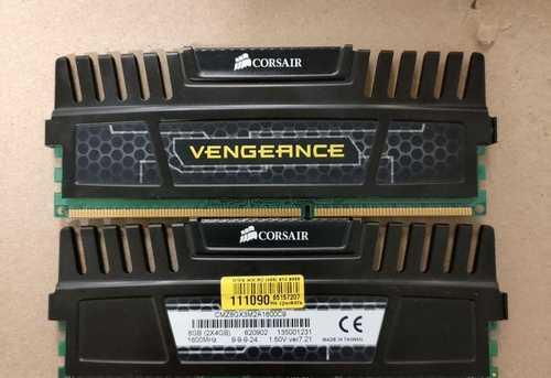 Память corsair 8GB(2x4GB) DDR3