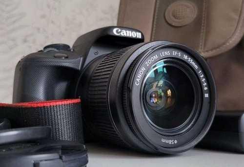 Зеркальный фотоаппарат Canon 100d Новый Комплект