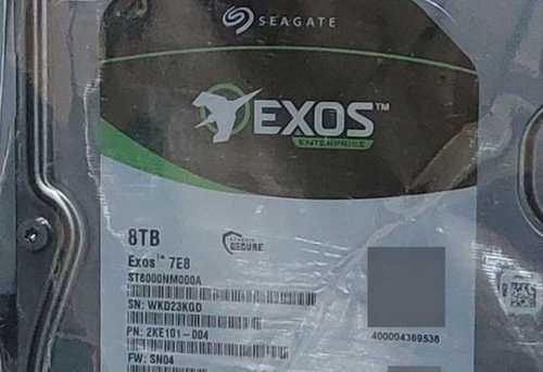 8тб Seagate Exos SATA3.0 St8000nm000a (13шт)