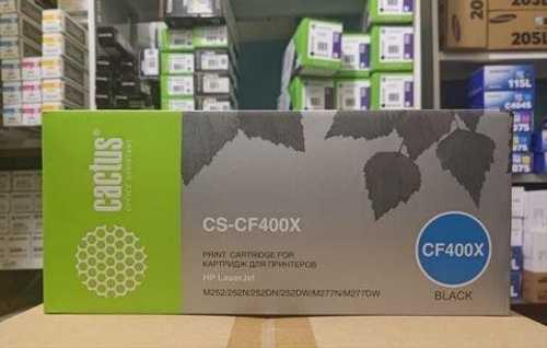 Картридж Cactus CS-CF400X для HP LJ Pro M252/M277