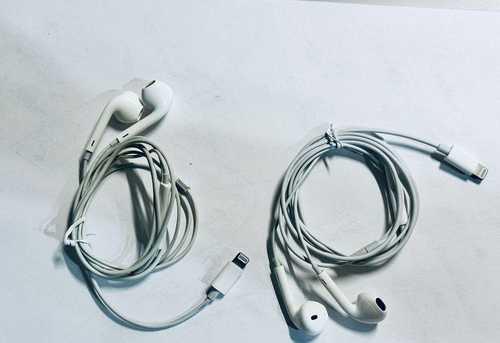 Наушники apple earpods lightning 2шт