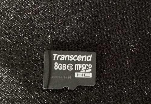 Карта памяти MicroSD 8 gb