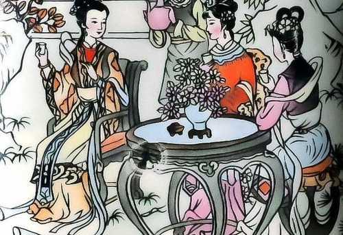 Тарелки блюдца фарфор Япония старина 20 век винтаж