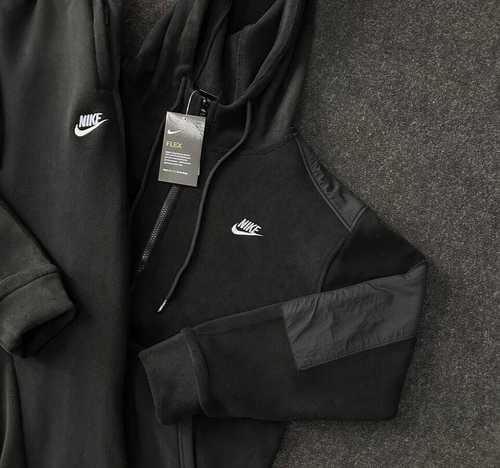 Костюм Nike черный флисовый