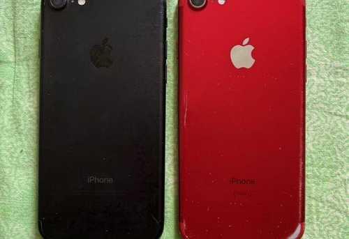 iPhone 7 черный/красный на запчасти