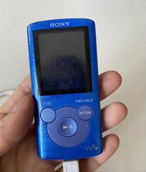 MP3 плеер Sony Walkman NWZ-E384 синий 8 гб