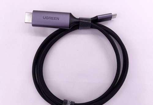Кабель USB type-C на hdmi 4К60 Ugreen