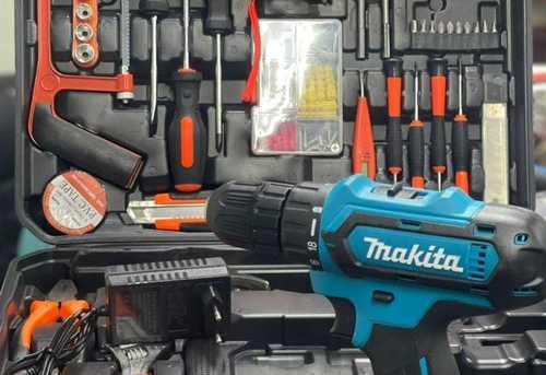 Аккум. Шуруповерт Makita 21v (С набором ручного ин