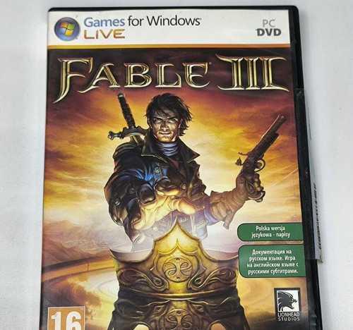 Fable 3 игра на диске для компьютера
