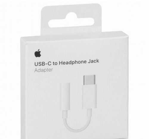 Переходник apple usb c 3.5 jack aux оригинал