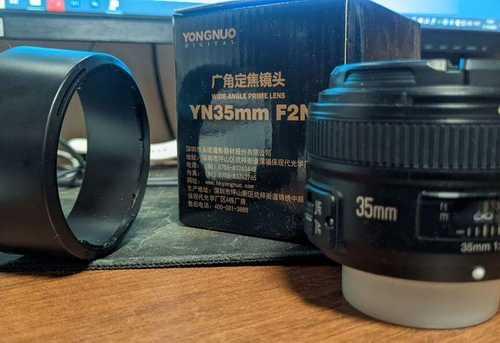 Yongnuo 35mm f2 Nikon f
