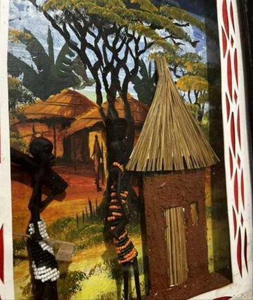 Картина из занзибара, эбеновое дерево