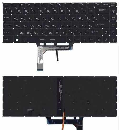Клавиатура для MSI GF63 GF63 8RC GF63 8RD черная с