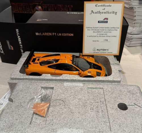 Autoart 1 18 mclaren f1 lm edition