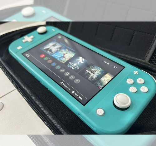 Nintendo Switch Lite прошитая 128гб