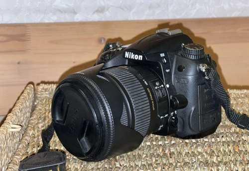 Nikon d 7000+ объектив Sigma DC 17-70/2.8-4 macro