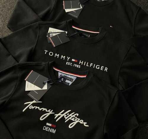 Свитшот Tommy Hilfiger плотный люкс мужской