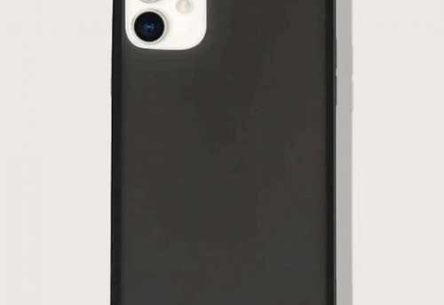 Прозрачный черный чехол на 11 iPhone