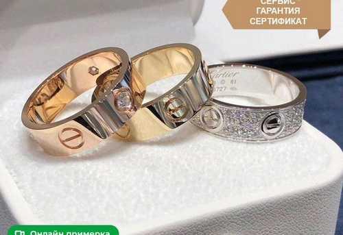 Cartier золотые кольца, 585 проба