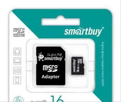 Карта памяти smartbuy microsdhc 16 гб