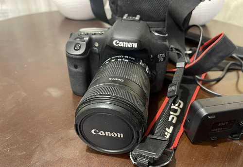 Зеркальный фотоаппарат canon eos 7d