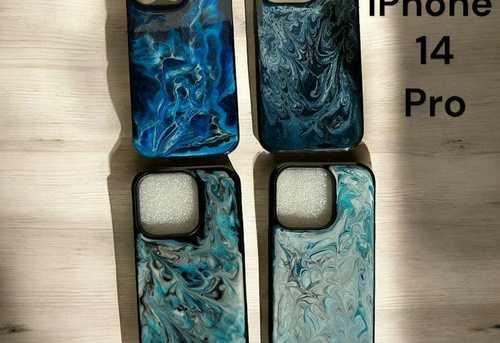Чехол на iPhone 14 pro из эпоксидной смолы
