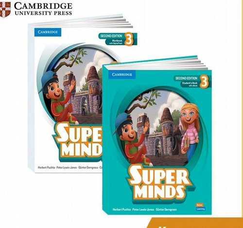 Super Minds 3 second edition + диск