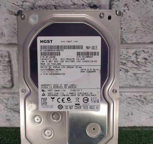 Hgst Ultrastar HUS724020ALA640