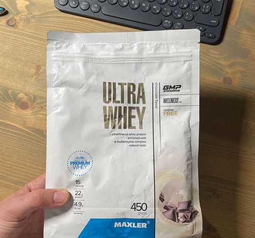 Протеин Maxler ultra whey 450гр.(шоколад)