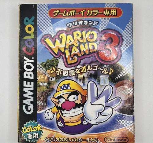 Игра Wario Land 3 для Game Boy Color оригинал 100%