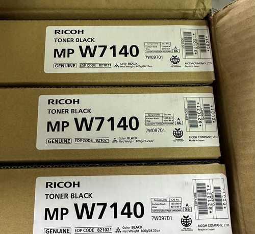 Тонер Ricoh Toner Type MPW7140 (black) (821021)