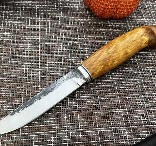 Финский-3", клинок сталь Х12мф, след ковки, рукоять карельская береза