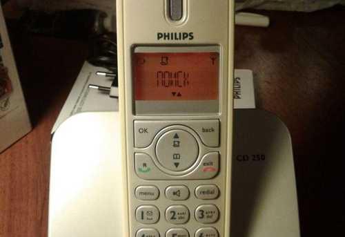 Беспроводной радиотелефон philips SD250