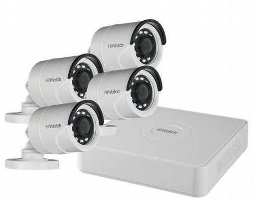 Комплект видеонаблюдения для улицы DVR-104P-G / HD