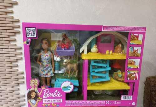 Набор игровой Barbie Веселая ферма HGY88