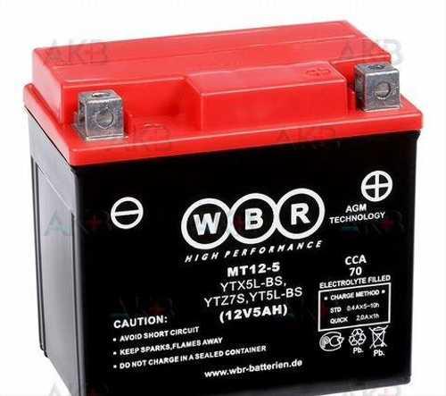 Аккумулятор WBR ytx5l-BS 5 Ач обр