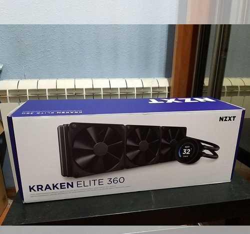 Сжо nzxt kraken elite 360 black