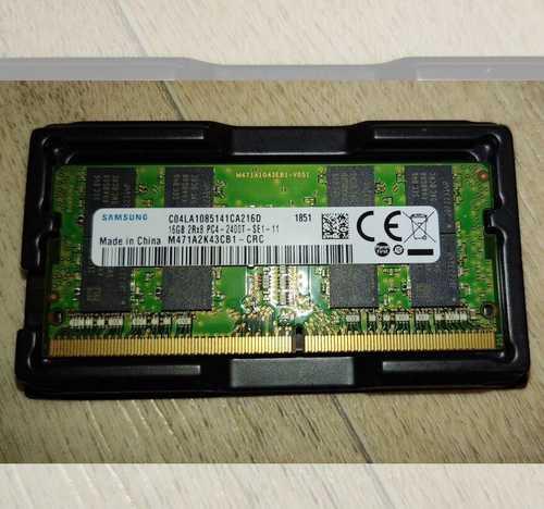 16Gb Samsung M471A2K43CB1-CRC DDR4 SO-dimm