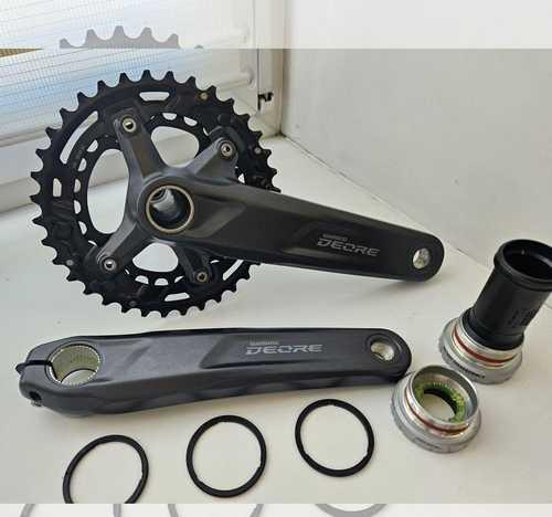 Шатуны shimano deore m4100 2х10