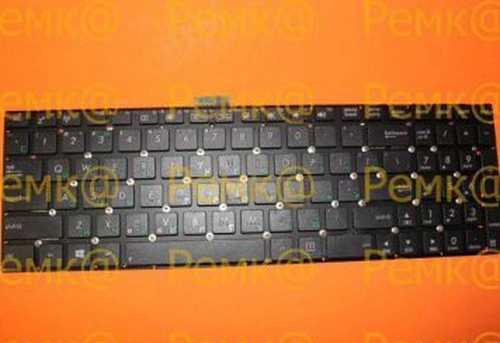 Клавиатура для ноутбука Asus X555 черная без рамки