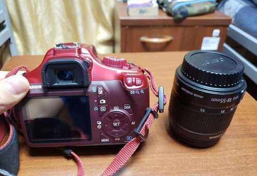 Зеркальный фотоаппарат canon eos 1100d 18-55mm
