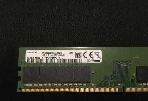 DDR4 dimm 1x16gb 2666 Samsung, за одну, есть 1