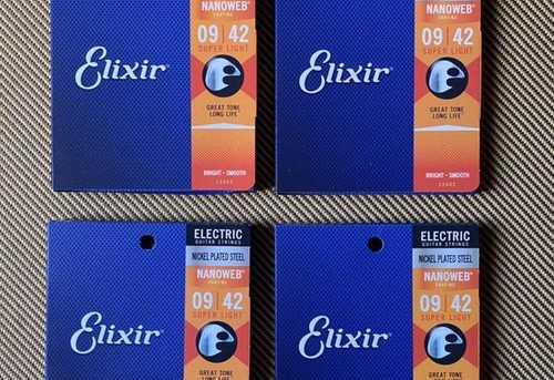 Струны для электрогитары Elixir 12002 9-42