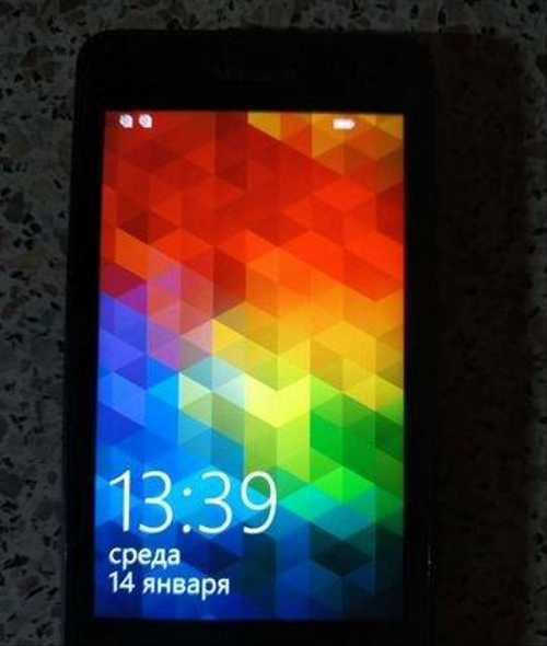 Телефон Microsoft lumia 430 черный